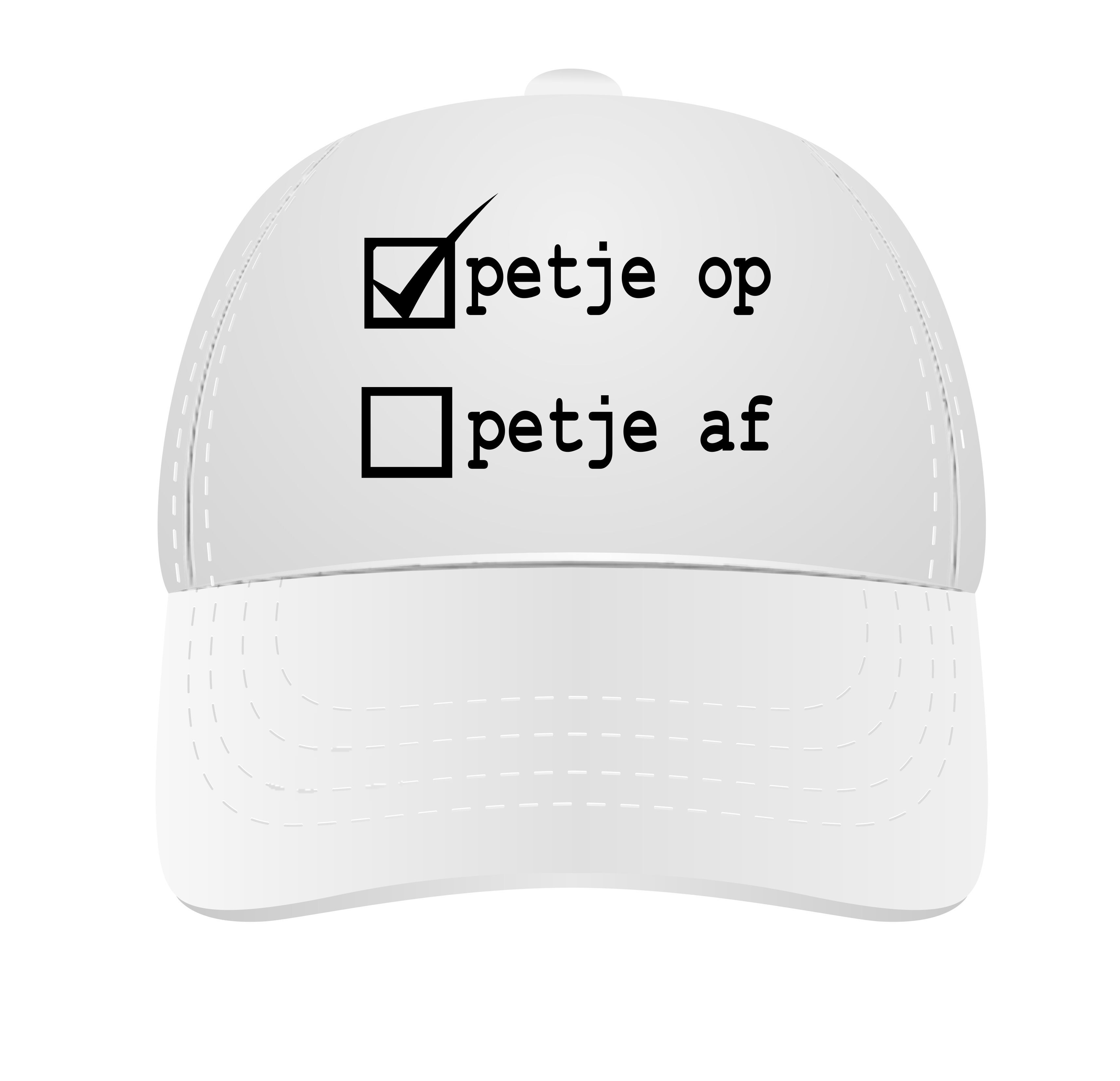 Petje op petje af pet Voordelig en ruime keus