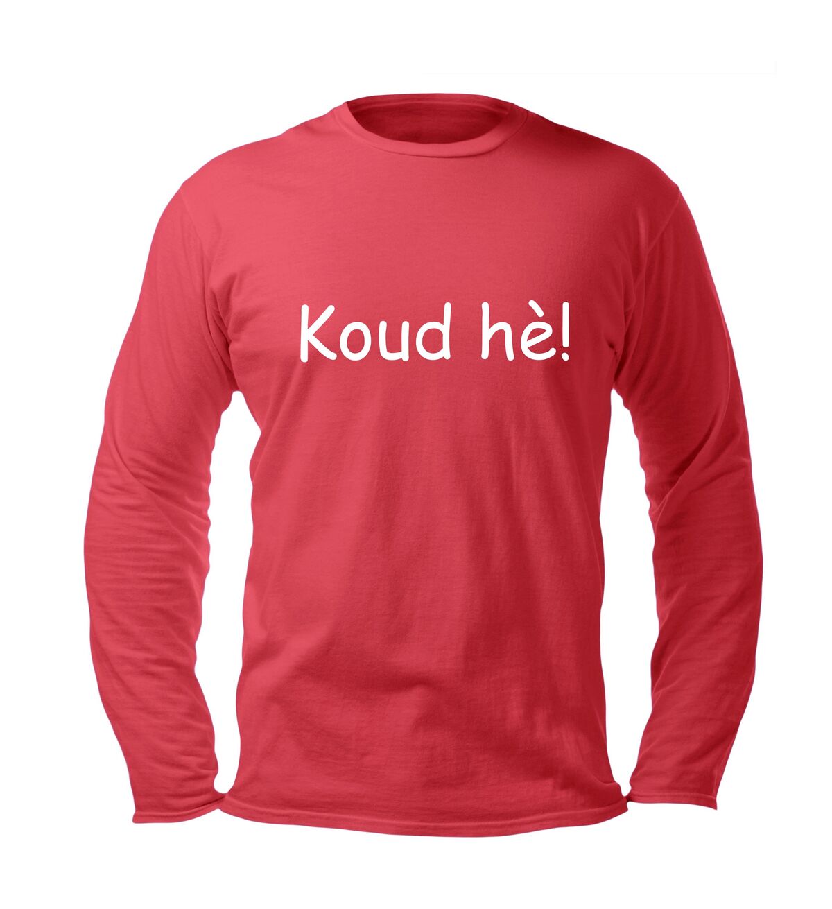 Koud he t-shirt lange mouw Goedkope Feestwinkel