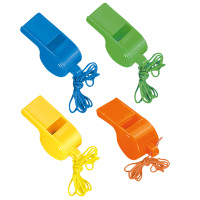 Set van 4 fluitjes in leuke kleurtjes Goedkoop