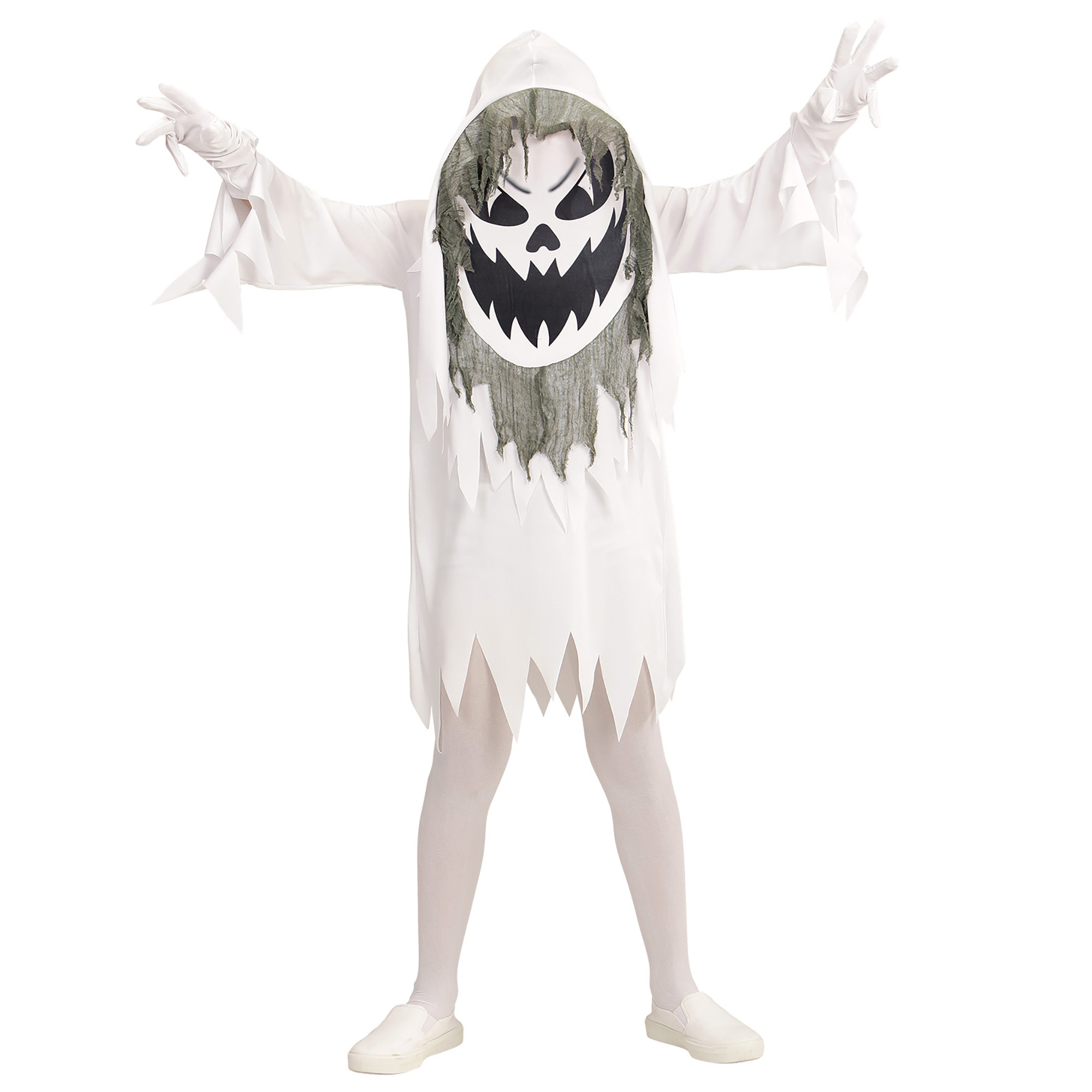 Super grappig spook kostuum met oversized masker ...