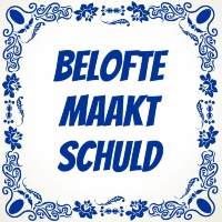 Belofte maakt schuld tegel Goedkope Feestwinkel