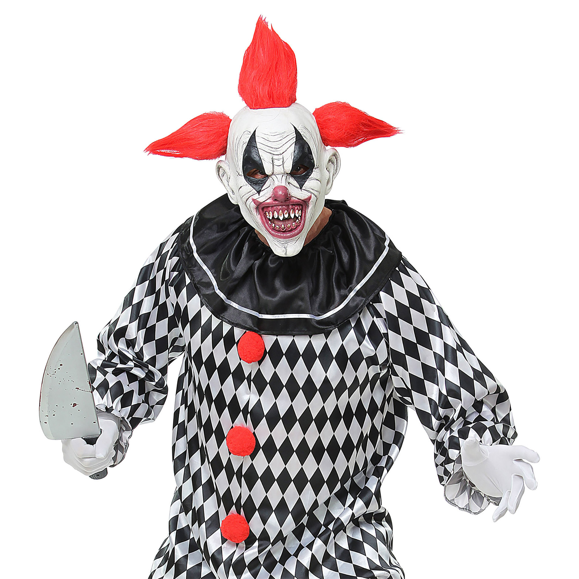 Afschrikwekkende scary horror clownsmasker met raar ...