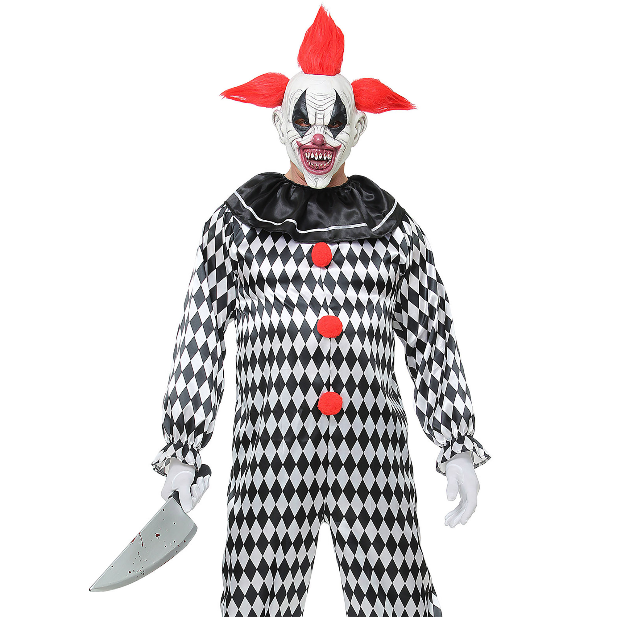 Afschrikwekkende scary horror clownsmasker met raar ...