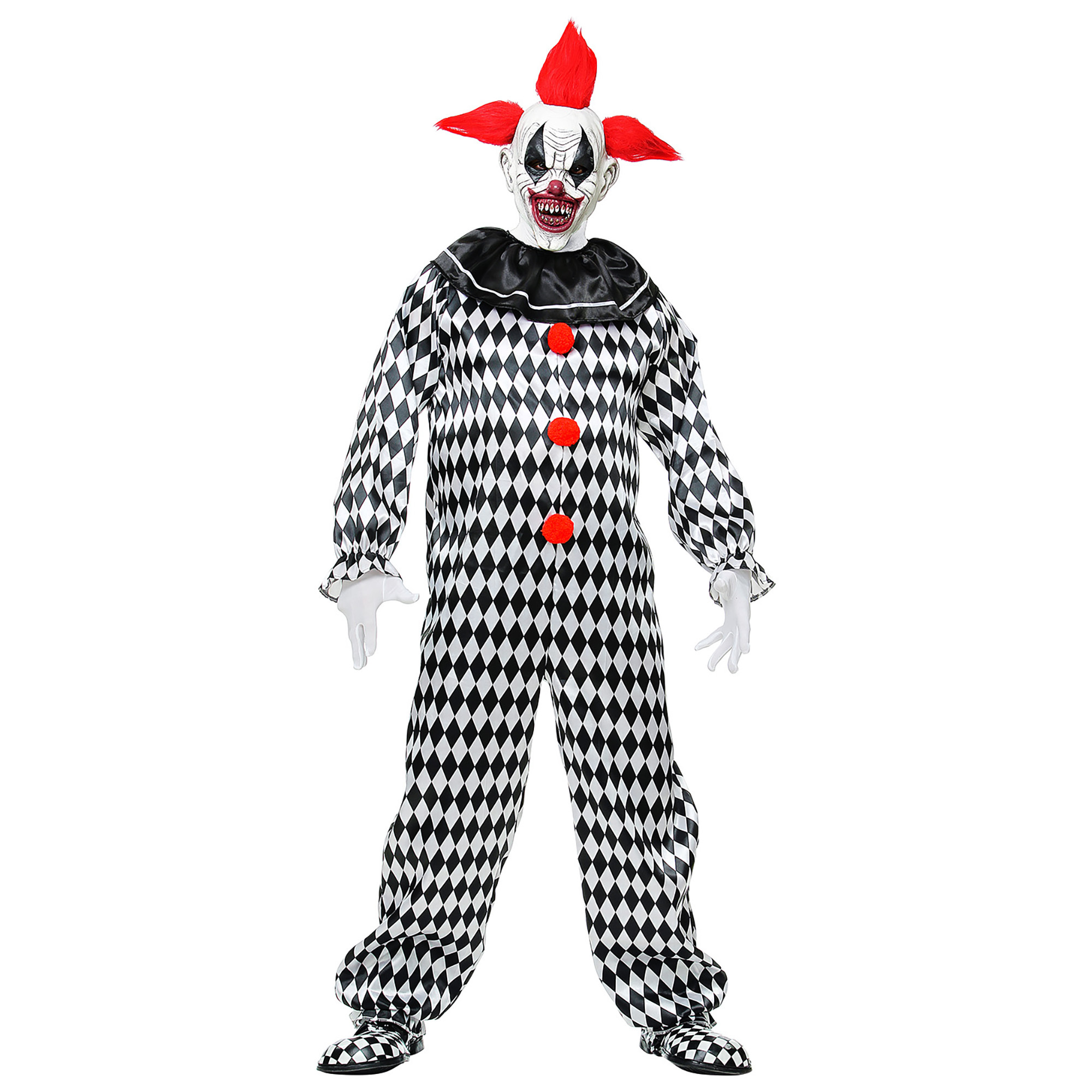 Afschrikwekkende scary horror clownsmasker met raar ...