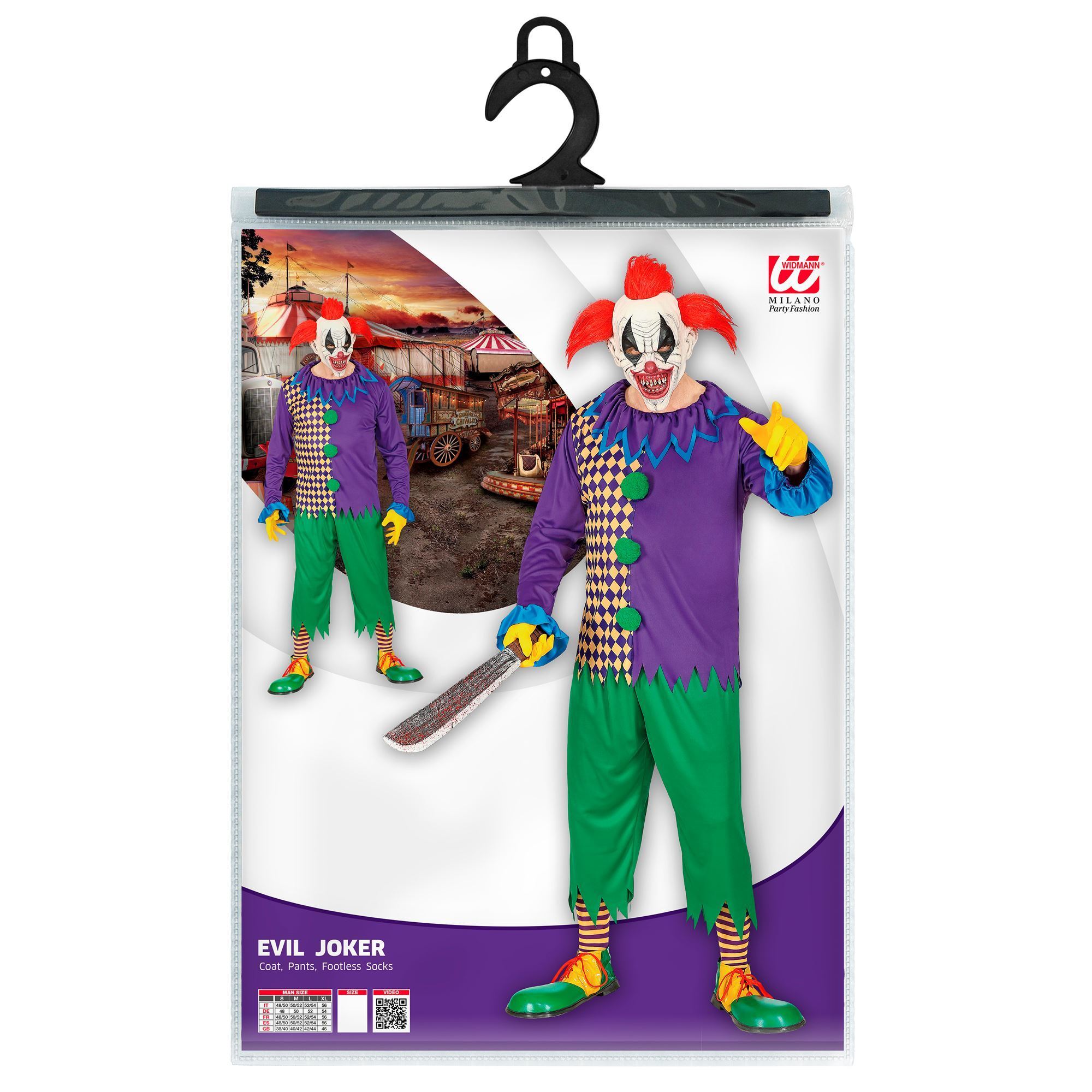 Horror clown kleding enge clown halloween Goedkoop