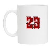 Mok wit cijfer 23 Voordelig en ruime keus