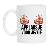 Mok applausje voor jezelf Goedkope Feestwinkel