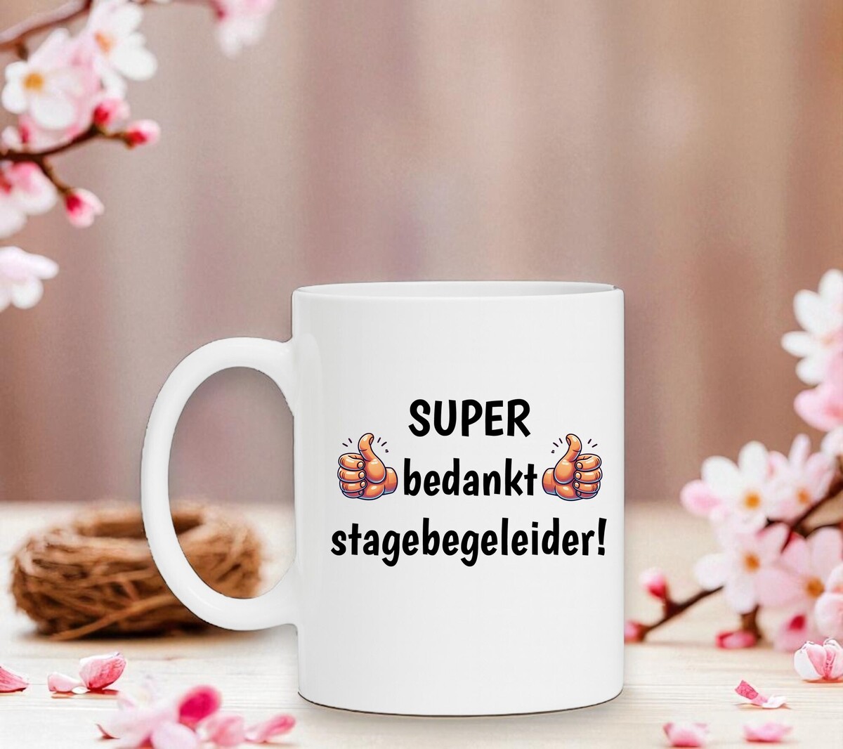 Mok super bedankt stagebegeleider! Goedkoop