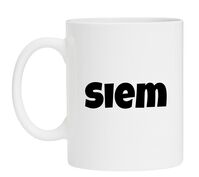 Mok met naam Siem als opdruk Goedkope Feestwinkel