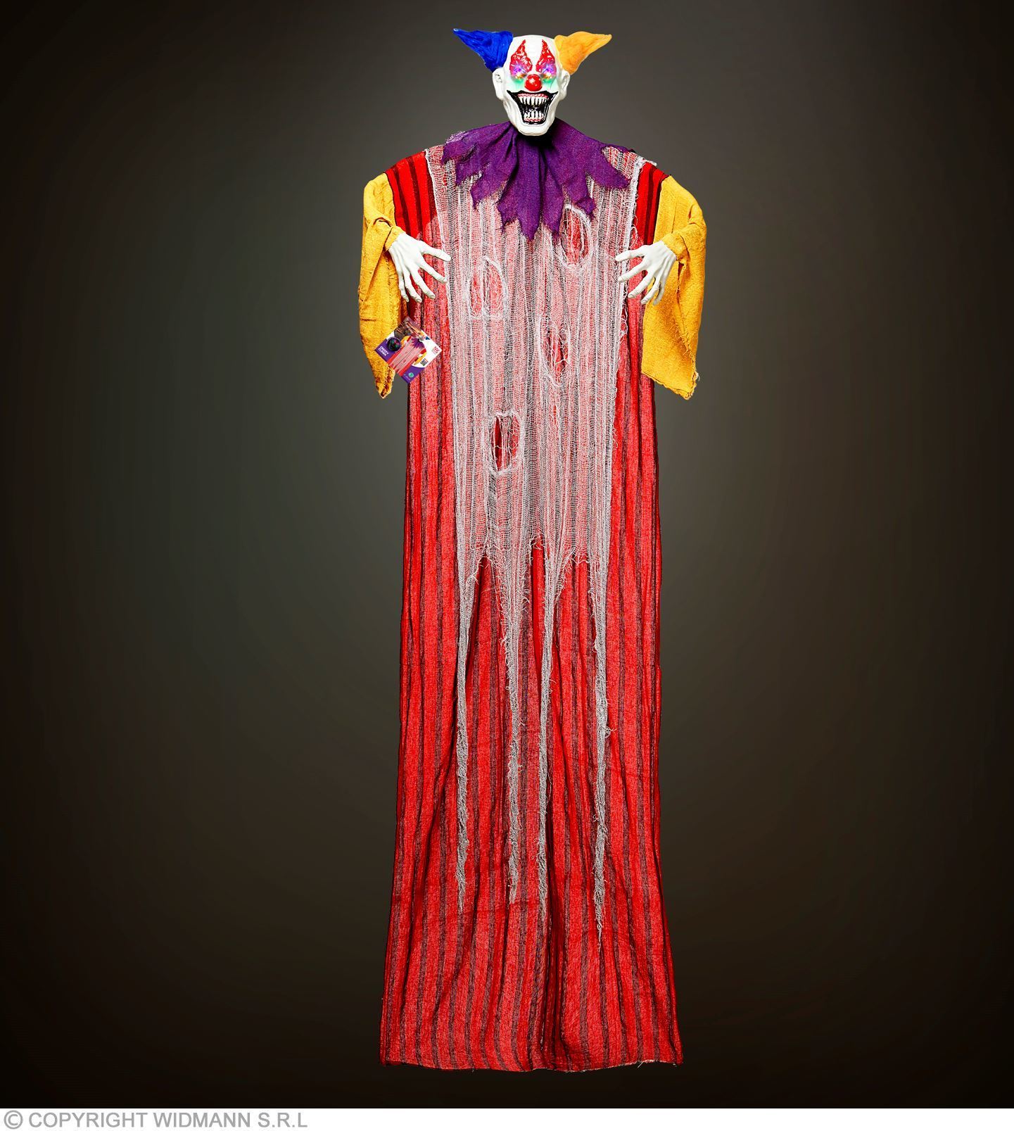 Decroratie enge clown met knipperende ...