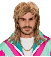 Jaren tachtig pruik met matje in de nek foute ...