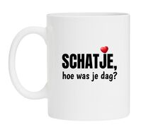 Mok schatje hoe was je dag? Goedkope Feestwinkel