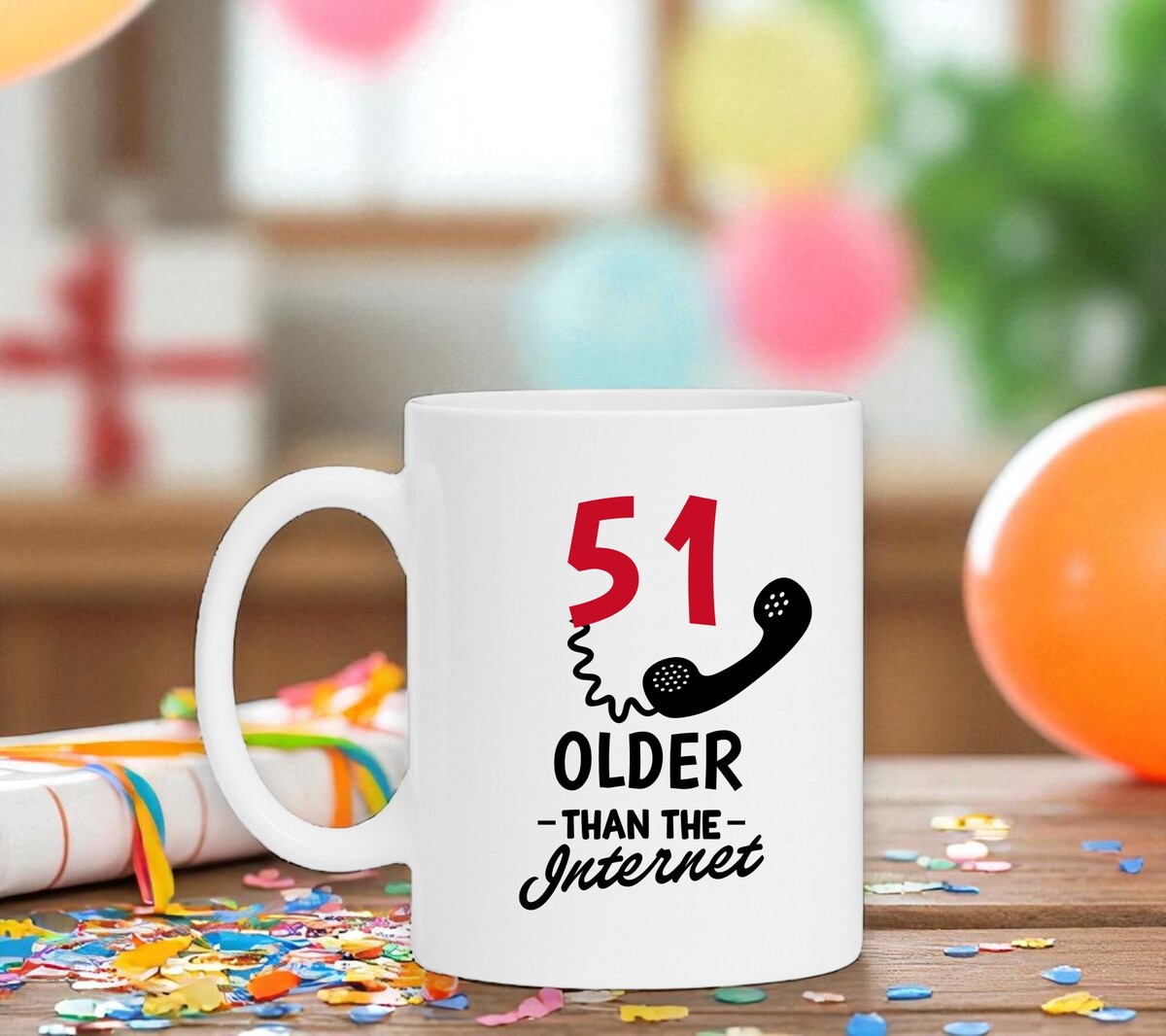 Mok voor hem of haar die 51 jaar word dan ben je ...