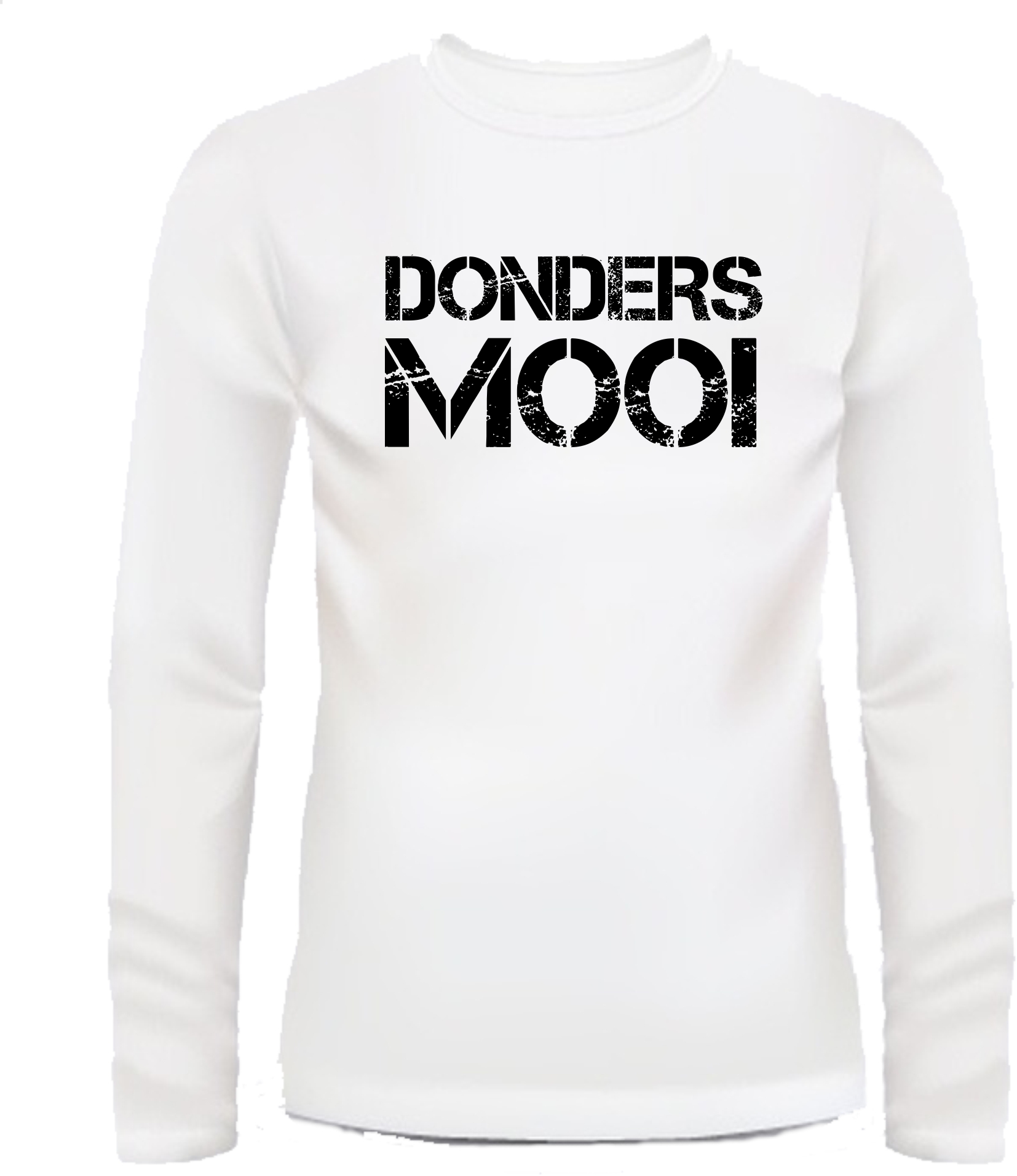 Donders mooi shirtje lange mouw in een vintage look ...