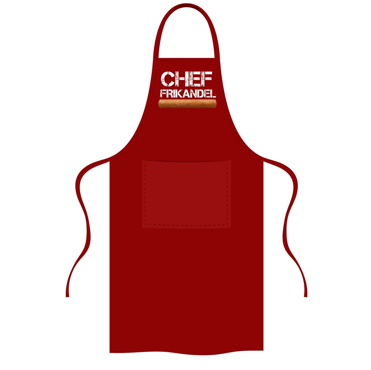 Chef Frikandel Schort Leuk grappig Schort met een ...