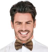 Vlinderdas glitter, goud Goedkope Feestwinkel