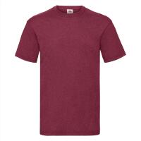 T-shirt voor mannen vintage heather rood ...