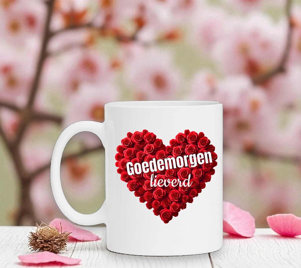 Valentijn mok goedemorgen lieverd liefde voor je ...