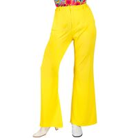 Gele Seventies Damesbroek | BBWebwinkel