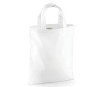 Mini promo tas wit bedrukken met logo personaliseren