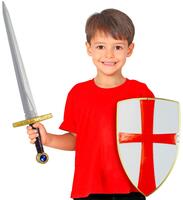 Ridder zwaard en schild Goedkope Feestwinkel